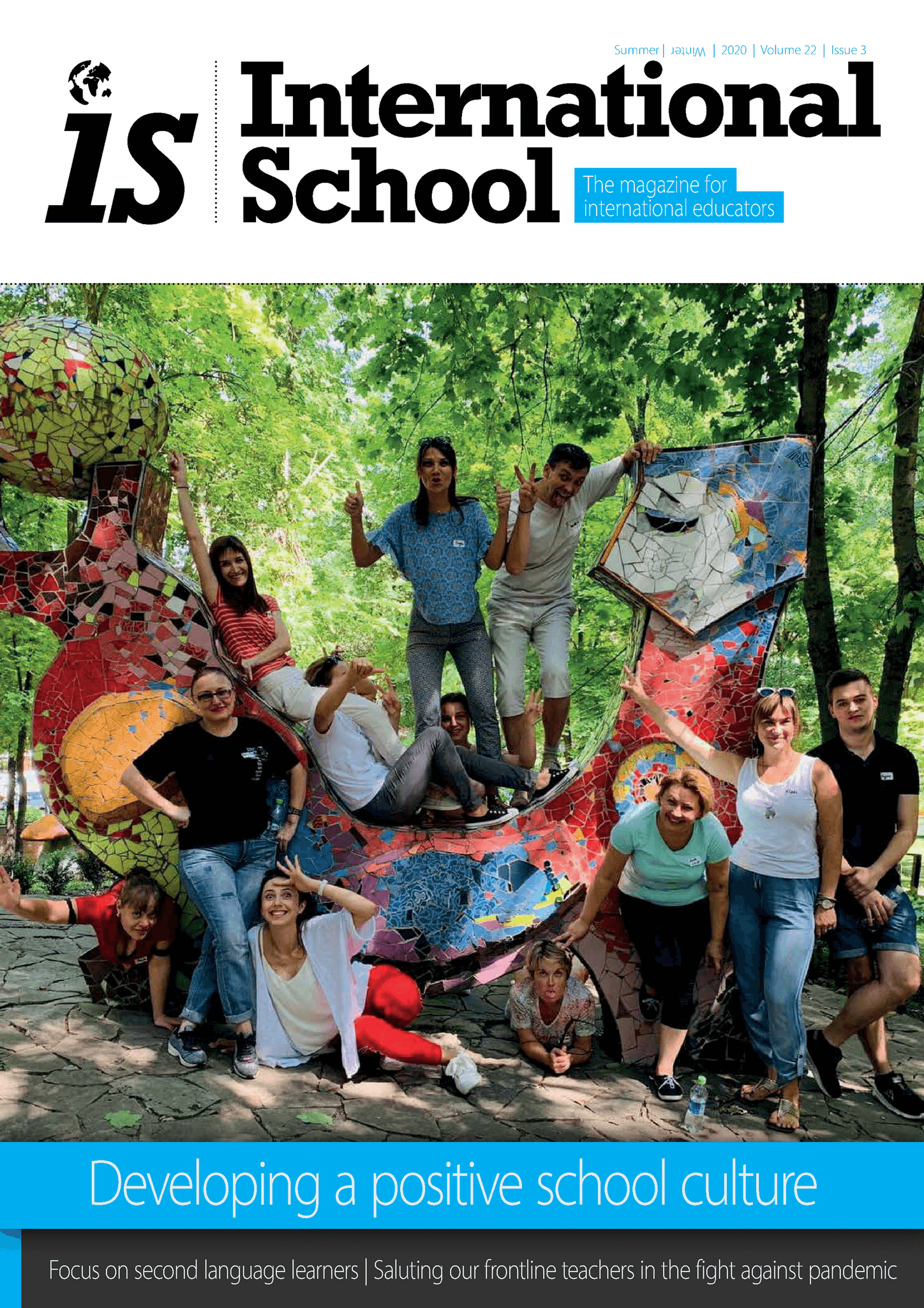 Heritage - on the cover of "International School" magazine